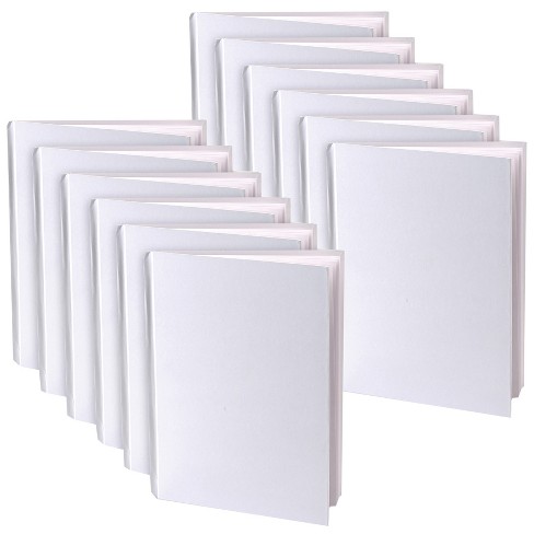 Young Authors Blank Hardcover Book, White Pages, 5" X 4" Portrait, 14 ...