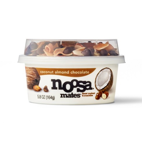Noosa Mates Coconut Almond Chocolate Yogurt - 5.8oz : Target