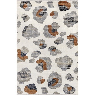 Well Woven Apollo Flatwoven Leopard Animal Print Brown 7'10" X 9'10 ...