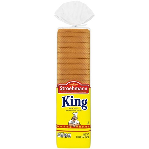 Stroehmann King White Sandwich Bread - 22oz : Target