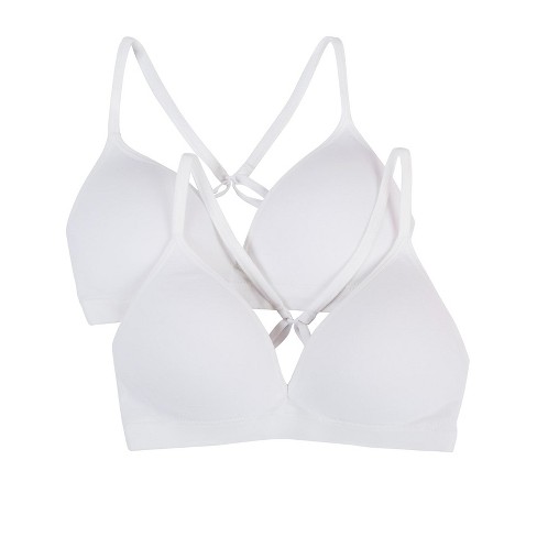 Fruit Of The Loom Girls' Seamless Trainer Bra With Removable Modesty ...