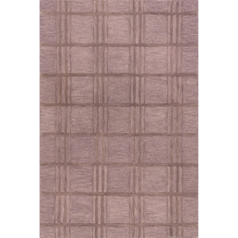 Emily Henderson X Rugs Usa - Gretchen Checked Wool Area Rug, 5' X 8 ...