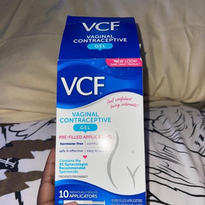 Vcf Contraceptive Fragrance Free Gel Pre-filled Applicators - 10ct : Target