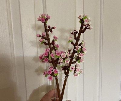 Lego Flowers Celebration Gift, White And Pink Cherry Blossom 40725 : Target