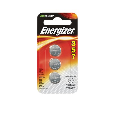 Energizer 3pk 357/303 Batteries Silver Oxide Button Battery : Target