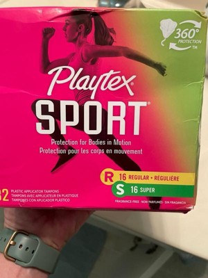 Playtex Sport Plastic Unscented Multipack Tampons - 48ct : Target