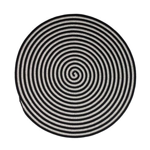 Colonial Mills Tiki Spiral Doormats - Ink Drop 45” X 45” : Target