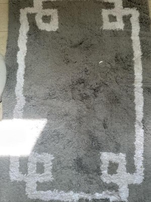 Geometric Cotton Tufted Bath Rug : Target