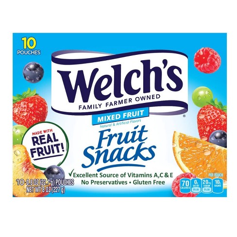 Welch's Fruit Snacks Mixed Fruit - 8oz/10ct : Target