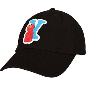Sesame Street Elmo Kids Toddler Cap with Initial (Y) Black, Toddler ...