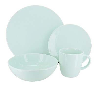 Blue Rose Polish Pottery Blue Posy 16 Piece Dinner Set : Target