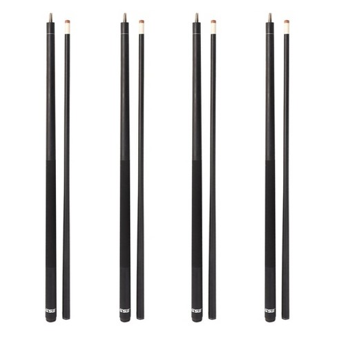 58" 2-piece Matte Fiberglass Composite Pool Cue Sticks - Set Of 4 ...