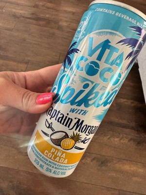 Vita Coco Spiked With Captain Morgan Pina Colada - 4pk/12 Fl Oz Cans ...
