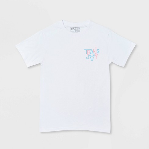 Pride Adult Short Sleeve 'trans Joy' T-shirt - White : Target