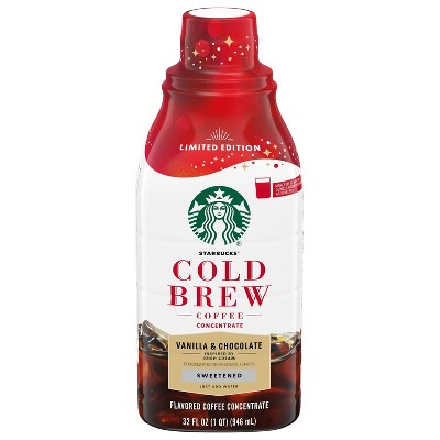 Starbucks Chocolate Cream Cold Brew Premium Coffee Drink - 11 Fl Oz Can ...
