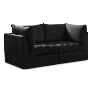 Meridian Furniture Jacob Velvet Modular Sofa : Target