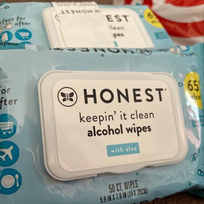 The Honest Company Alcohol Hand Sanitizing Wipes - 3pk/150ct : Target