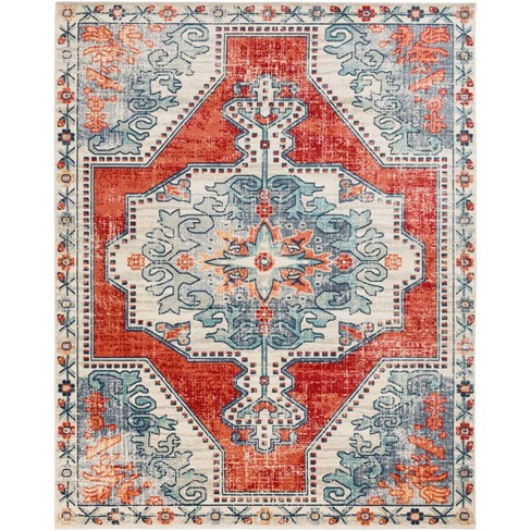 7'10"x9'11" Thatch Traditional Rug Red - Artistic Weavers : Target