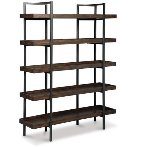 Signature Design By Ashley Contemporary Starmore 76" Bookcase Brown ...