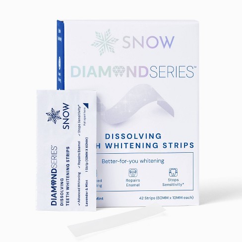 Snow Diamond Series Dissolving Teeth Whitening Strips - 42ct : Target