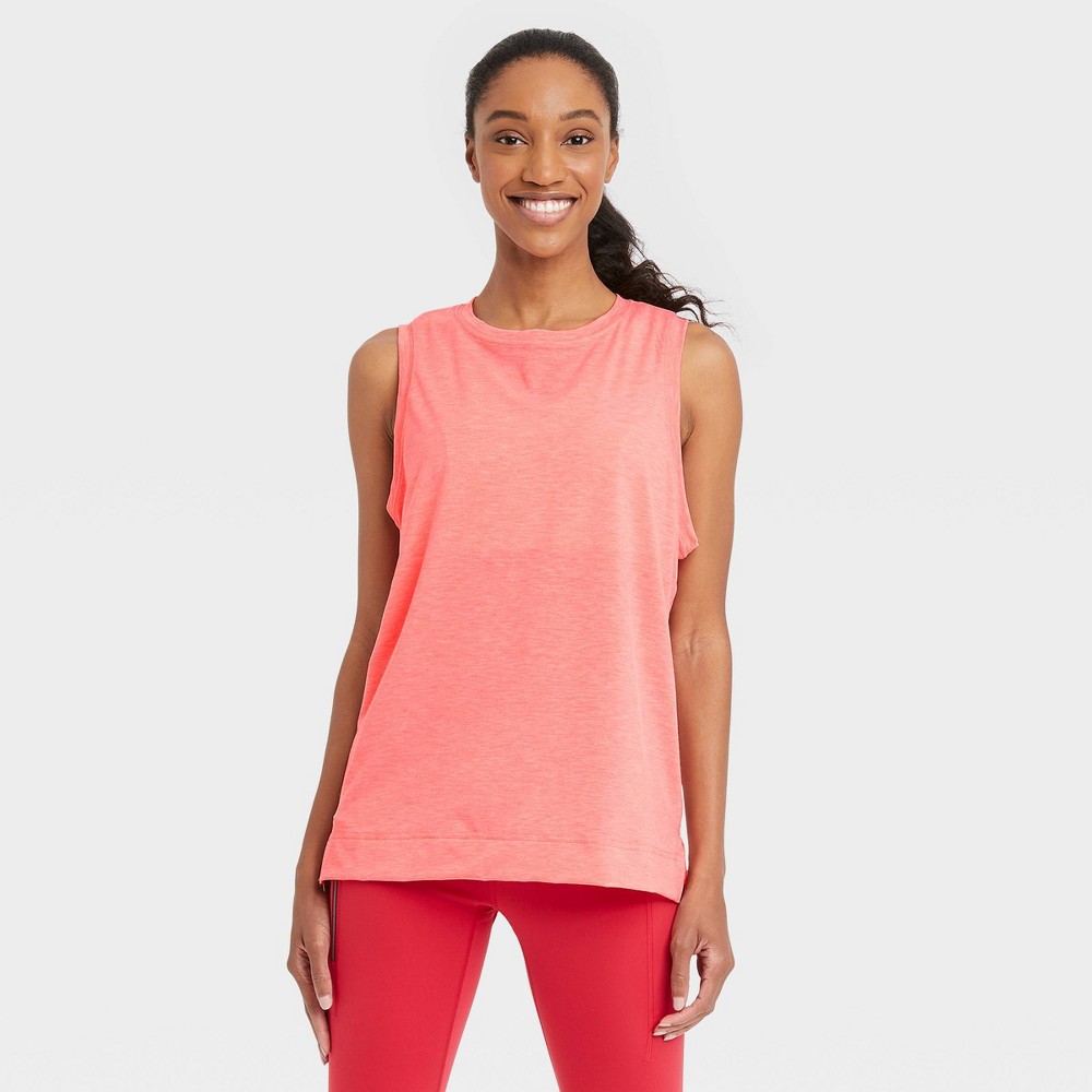 Women's Active Muscle Tank Top - All in Motion Pink Medium