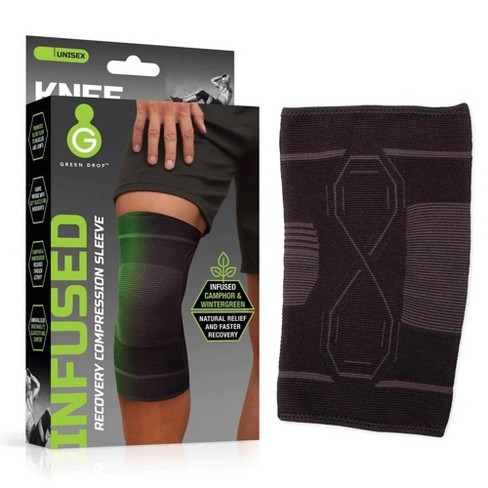 Green Drop Knee Compression Sleeve - Infused Pain Relief, L/xl : Target