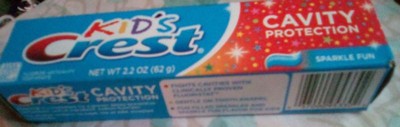 Crest Kid's Cavity Protection Sparkle Fun Flavor Toothpaste : Target