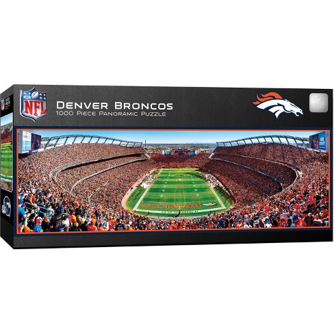 Masterpieces Sports Panoramic Puzzle - Nfl Denver Broncos Endzone View ...