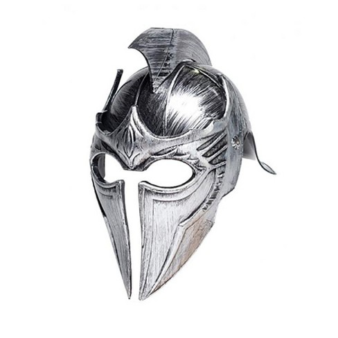 Underwraps Gladiator Point Helmet Silver Adult Costume One Size Fits ...