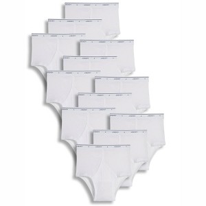 Jockey Men's Classic Full Rise Brief - 12 Pack 40 White : Target