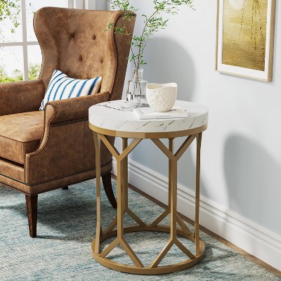 Tribesigns Round End Table, Small Accent Table For Living Room : Target