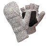 Refrigiwear Insulated Ragg Wool Convertible Mitten Fingerless Gloves ...