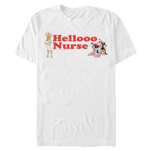 Mens Animaniacs Yakko and Wakko Hellooo Nurse T Shirt - White - Large ...