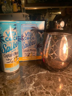 Vita Coco Spiked With Captain Morgan Pina Colada - 4pk/12 Fl Oz Cans ...