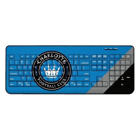 Keyscaper Charlotte Fc Diagonal Stripe Wireless Usb Keyboard : Target