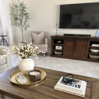 17.6" Round Aluminum Tray Gold - Threshold™ : Target