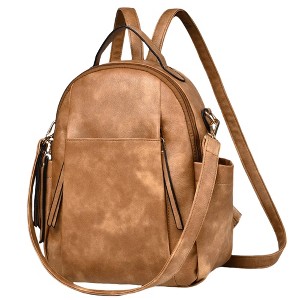 Narwey Small Backpack for Women Designer Leather Mini Backpack Purse ...