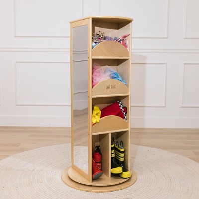 Ecr4kids Rotating Dress-up Carousel, Natural : Target