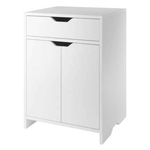 Nova 1 Drawer Storage Cabinet White - Winsome : Target