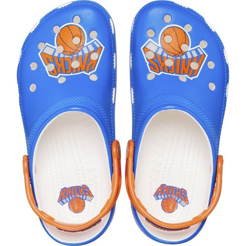 Crocs Adult Nba New York Knicks Classic Clogs, W4/m2, White : Target
