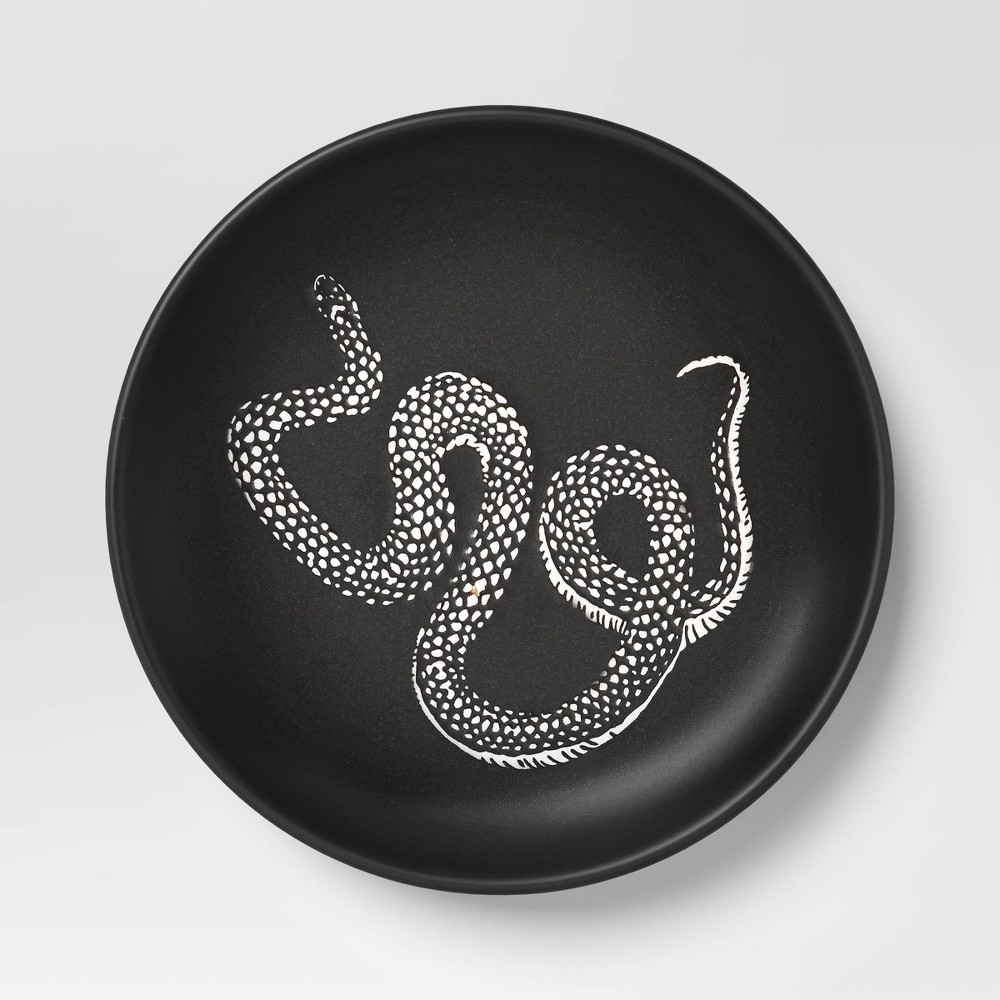 UPC 198101009784 - 6.125" Halloween Stoneware Snake Appetizer Plate ...
