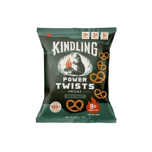 Kindling Power Twists Sea Salt Pretzels - 1.06oz/8pk : Target