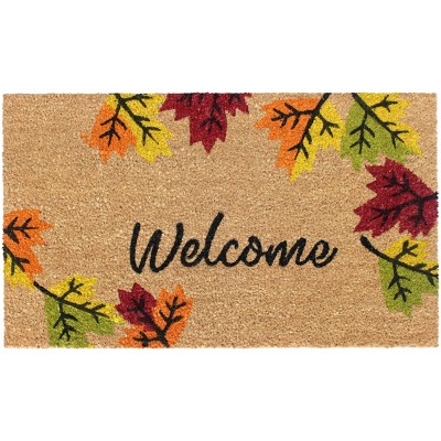 Rugsmith Multi Machine Tufted Welcome Fall Doormat : Target