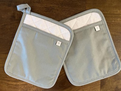 2pk Potholder Light Gray - Figmint™ : Target