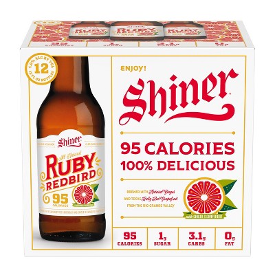 Shiner Ruby Redbird Grapefruit Beer - 12pk/12 Fl Oz Bottles : Target