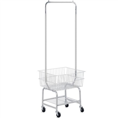 Yaheetech 3-tier Rolling Laundry Cart Laundry Storage Cart On Wheels ...