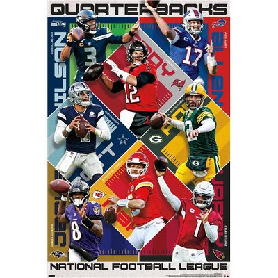 Trends International NFL League - Quarterback 21 Framed Wall Poster ...