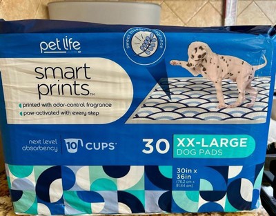 Pet Life Unlimited Puppy Smart Prints Training Dog Pads - Xxl - 30ct ...