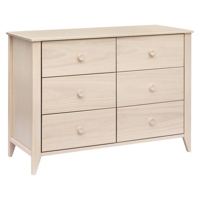 Babyletto Sprout 6 drawer Double Dresser Washed Natural Target