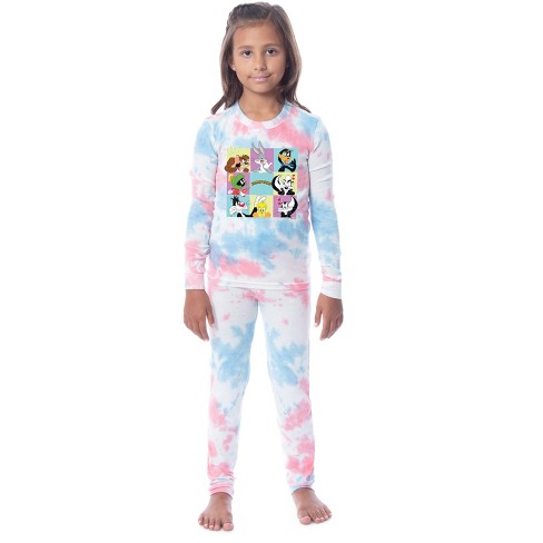 Looney Tunes Kids' Character Boys Girls 2 Piece Tight Fit Youth Pajama ...